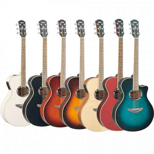 Yamaha APX600 / APX600M / APX600FM Thin-line cutaway Electric-Acoustic ...