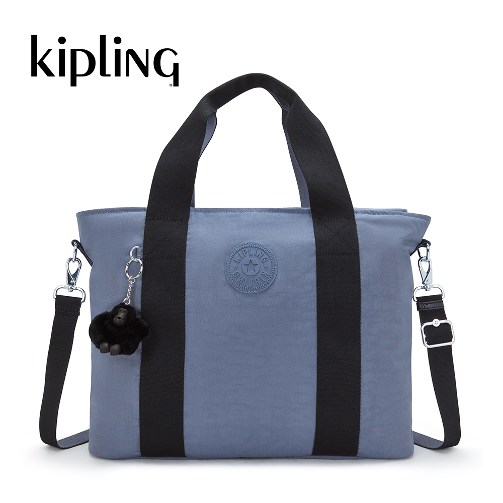 Kipling MINTA L Blue Lover Tote Bag | Shopee Singapore