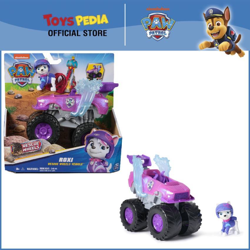 PAW Patrol : Rescue Wheels Roxi Monster Truck with Transformation and ...