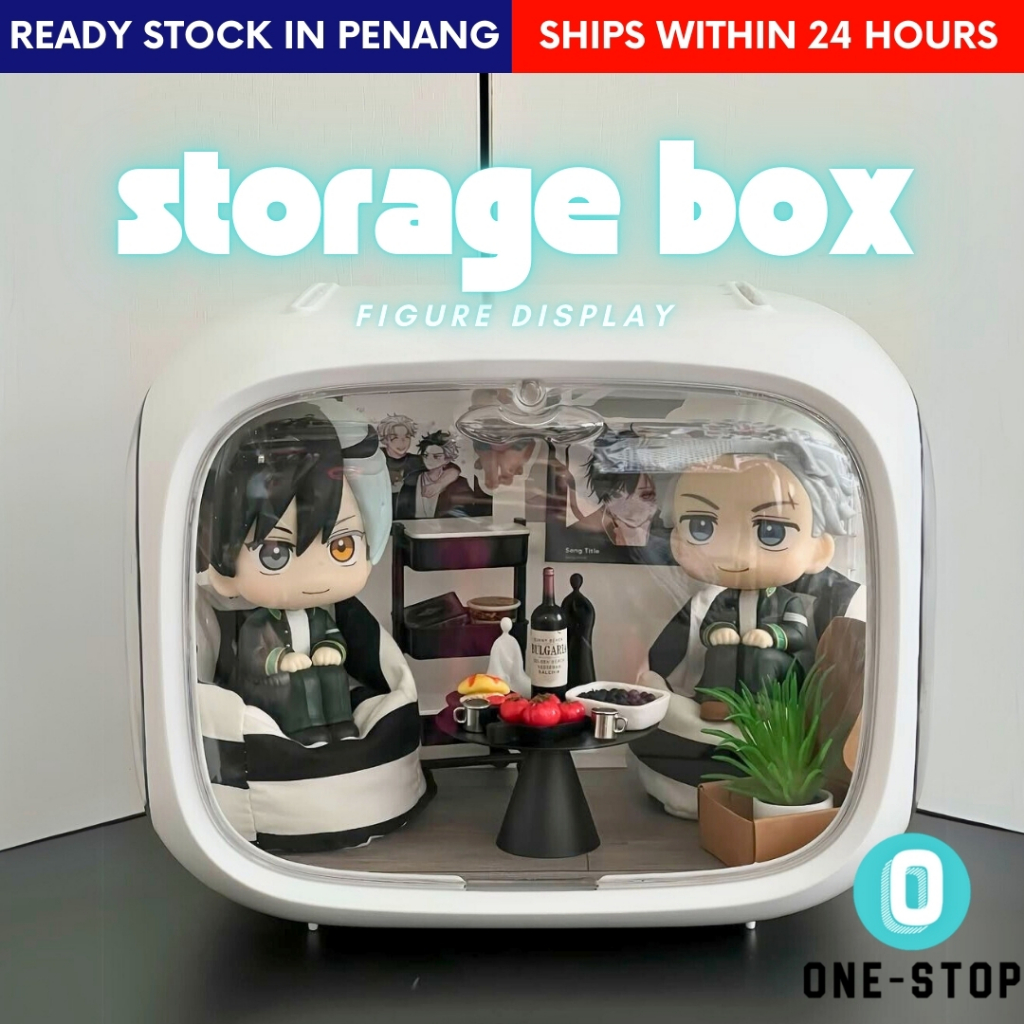 [𝐈𝐭𝐳𝐳 𝐌𝐲 𝐂𝐡𝐨𝐢𝐜𝐞] LED Figure Display Box | Clear Model Storage Rack with ...