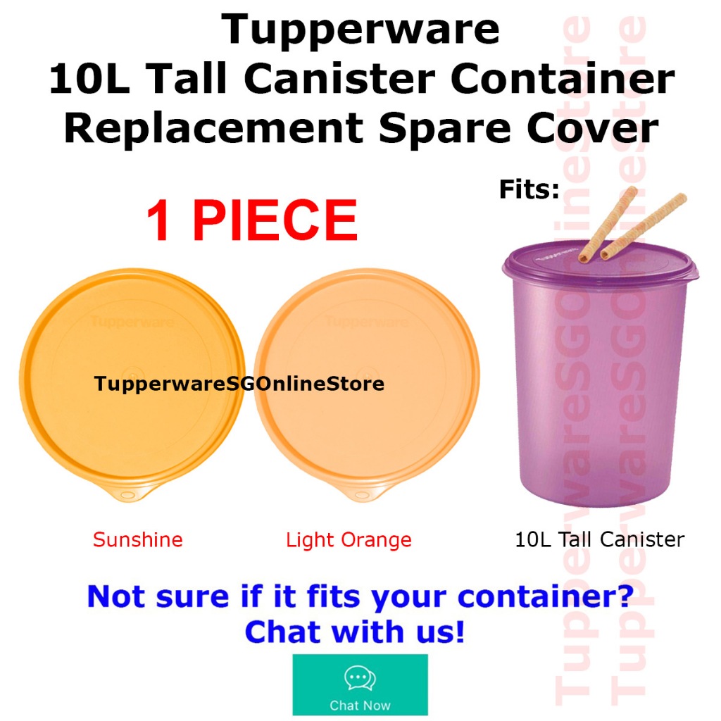Tupperware 10L Round Tall Canister Container Extra Spare Part ...