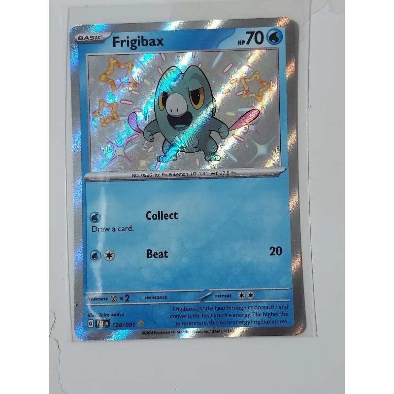 Pokemon shiny frigibax paldean fates card | Shopee Singapore