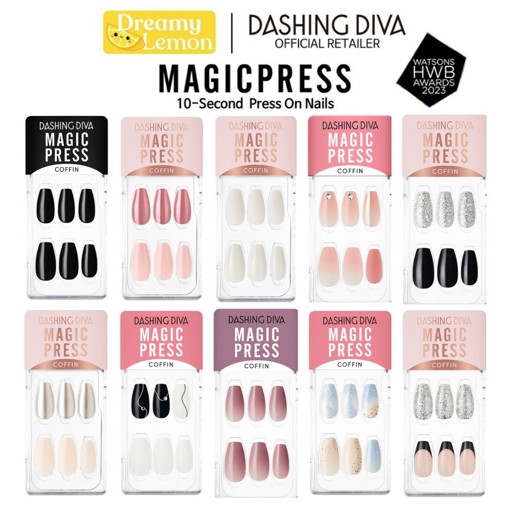 [SG⚡️FAST SHIPPING] MAGIC PRESS Coffin (Simple) Collection Mani | 30 ...