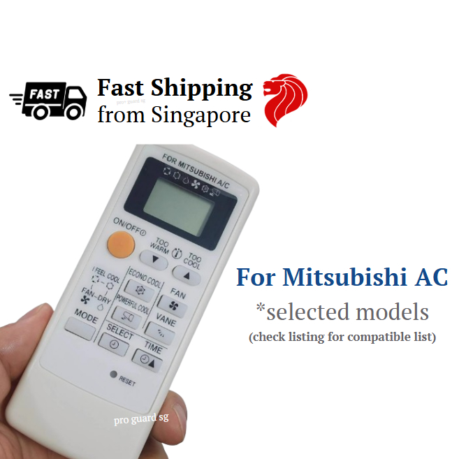 [SG] Mitsubishi Aircon (Singapore) Replacement Remote Controller MP04A MP04B MP07A MH08B MP2B ...