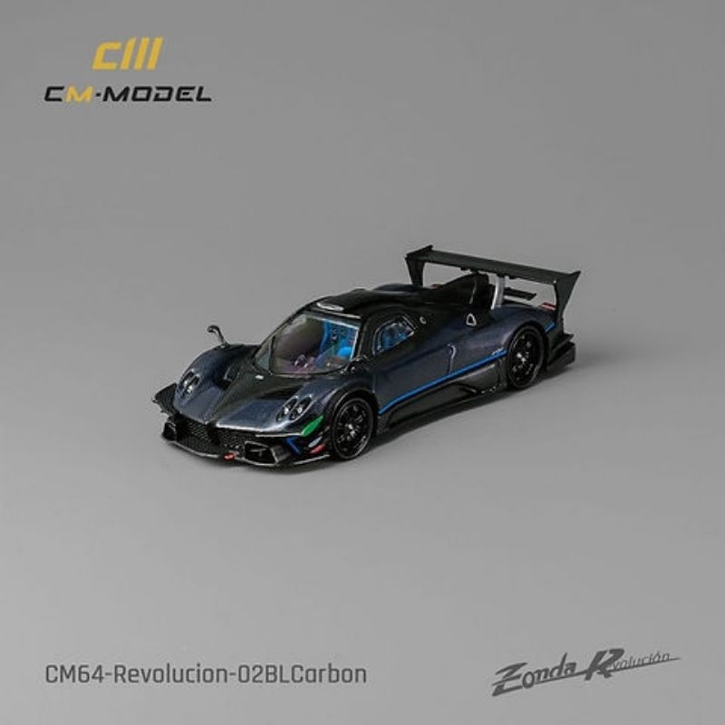 CM MODEL Pagani Zonda R Evolution Lanzante Modified Dual Carbon Blue ...