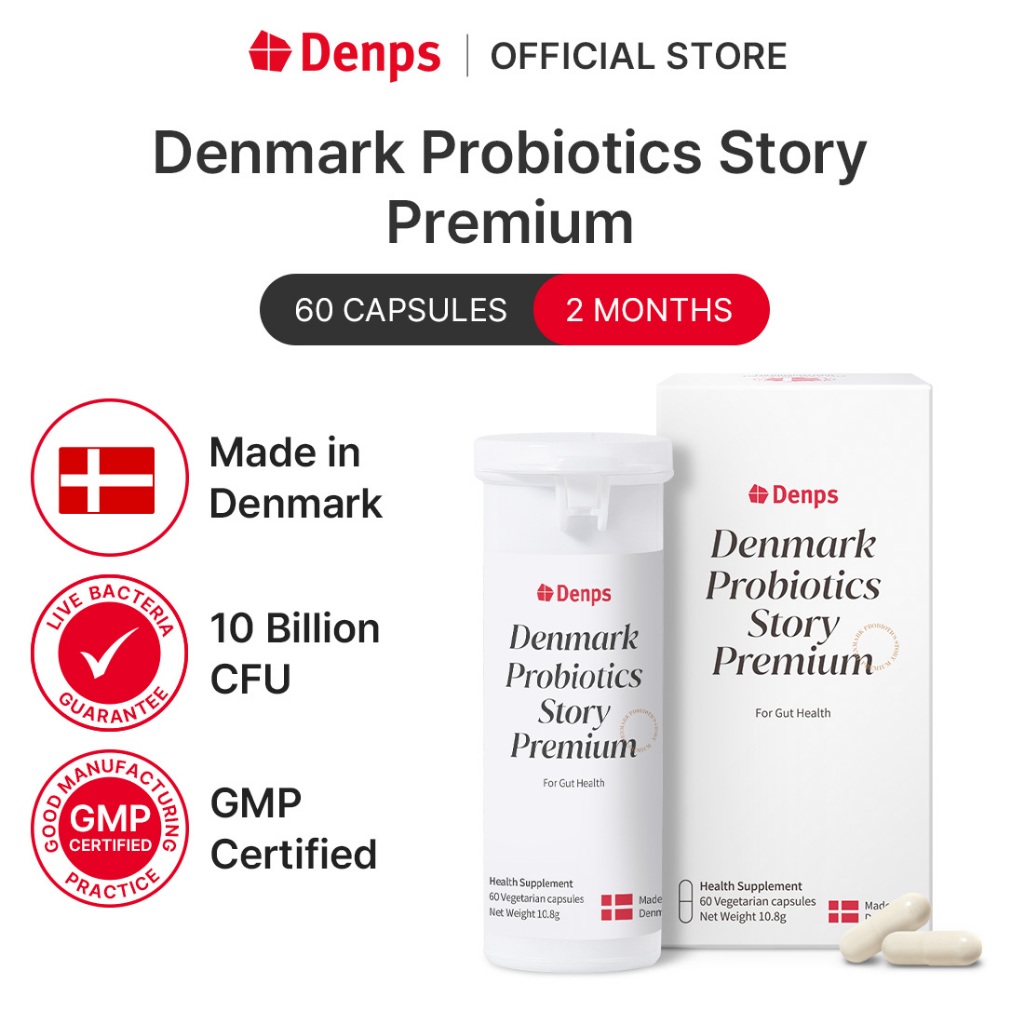 Denps Denmark Probiotics Story Premium - 10 Billion CFU LGG® & BB-12 ...