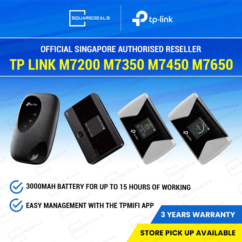 TP Link M7200 M7350 M7450 M7650 4G LTE Mobile WiFi Portable Hotspot ...