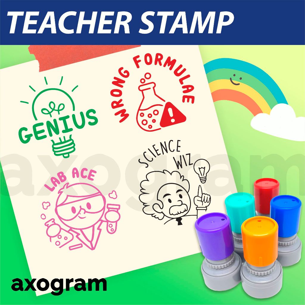 SCIENCE Teacher Stamps | Science Teacher Stamp Axogram | Shopee Singapore