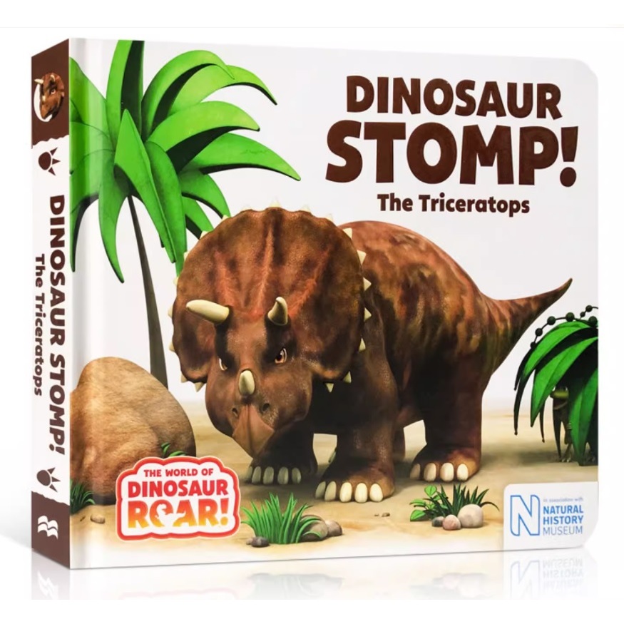 Authentic Dinosaur Stomp! The Triceratops (The World of Dinosaur Roar ...
