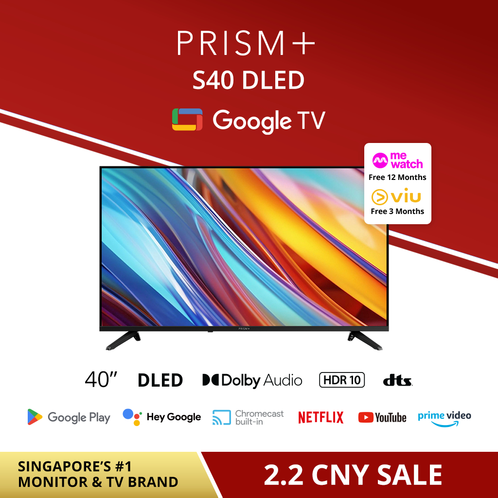 PRISM+ S40 DLED | Google TV | 40 inch | Quantum Colors | Google ...