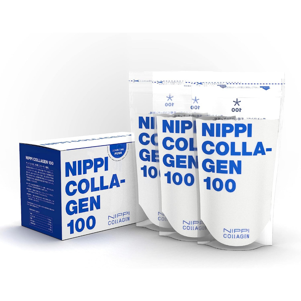 （110g×3）Nippi Collagen Powder 110g per box, three bags made in Japan, low molecular weight, easy ...