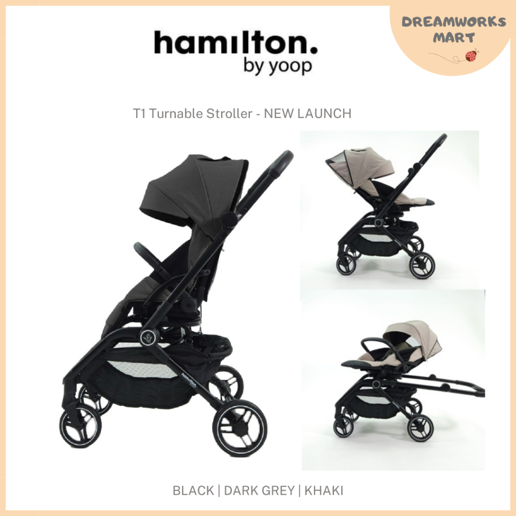 Hamilton T1 Turnable Stroller (SG Stock - New Launch) | Shopee Singapore