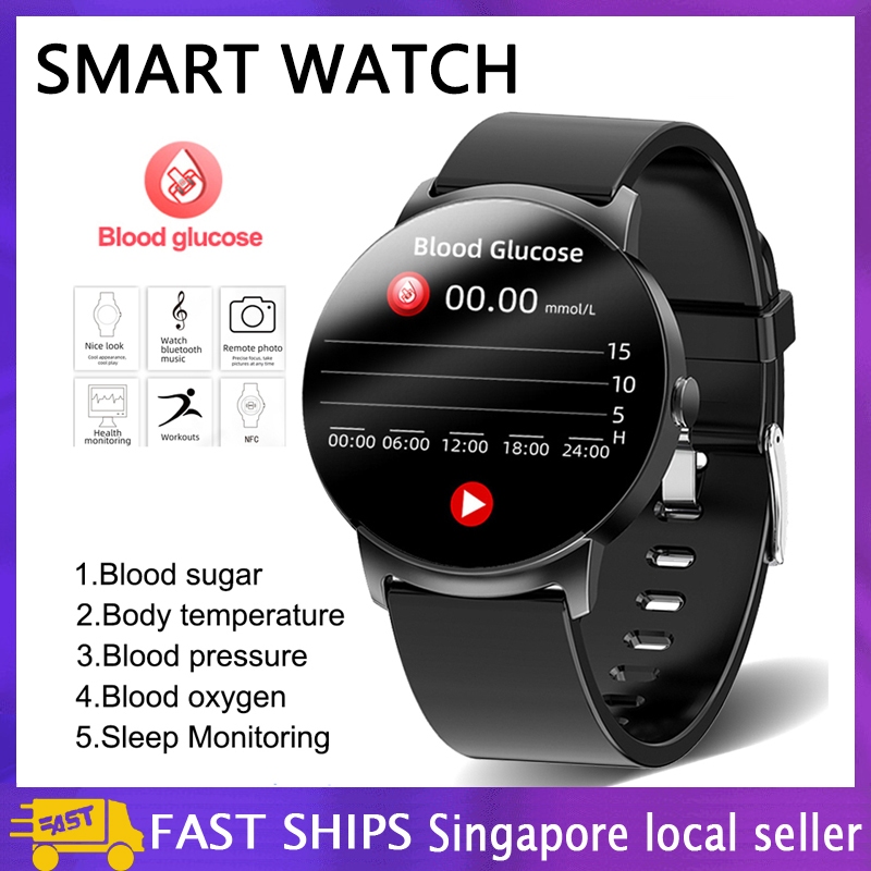 2024 New NFC Non-Invasive Blood Glucose Smart Watch Thermometer Heart ...