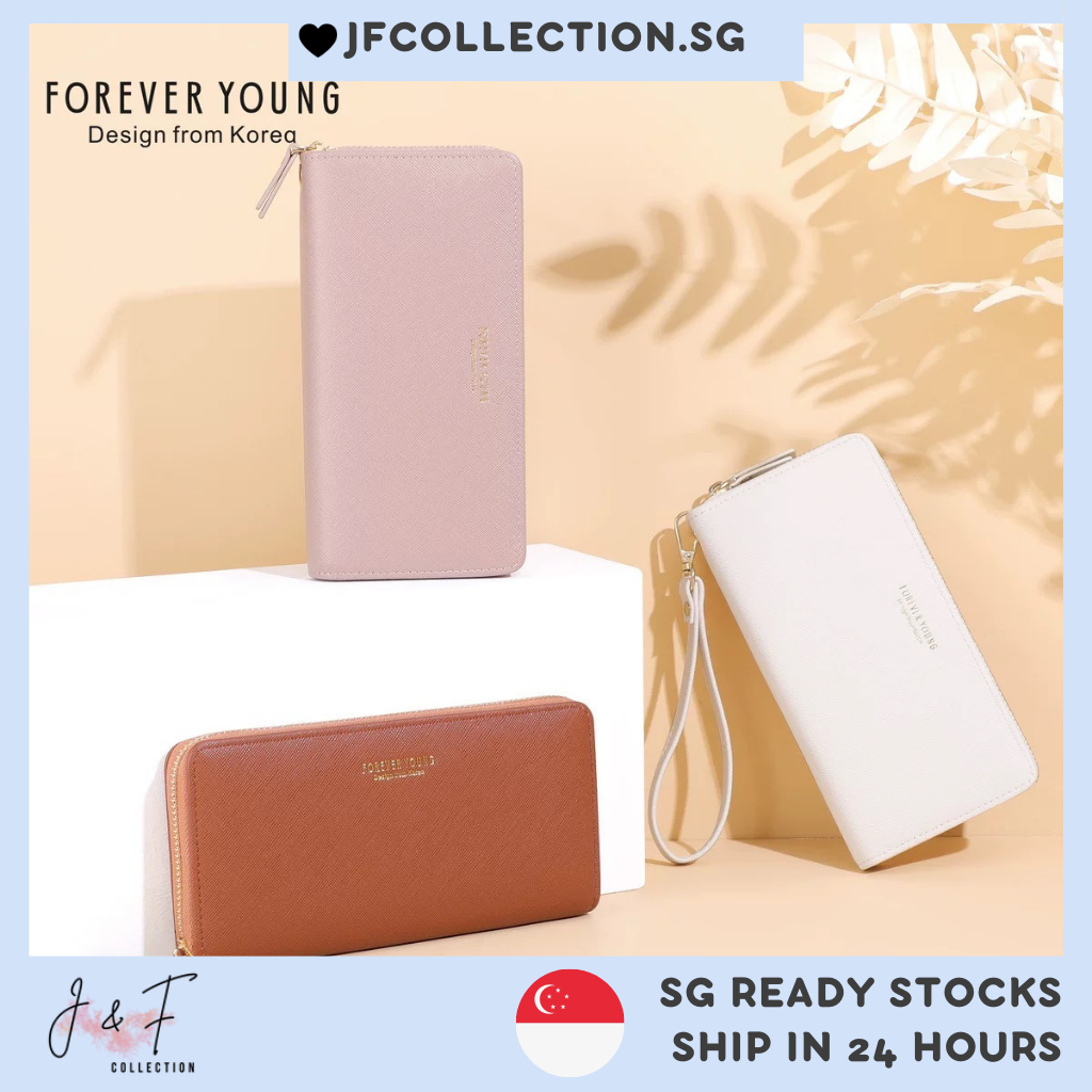 [SG Instocks] Korean style casual long wallet for women ulzzang forever ...