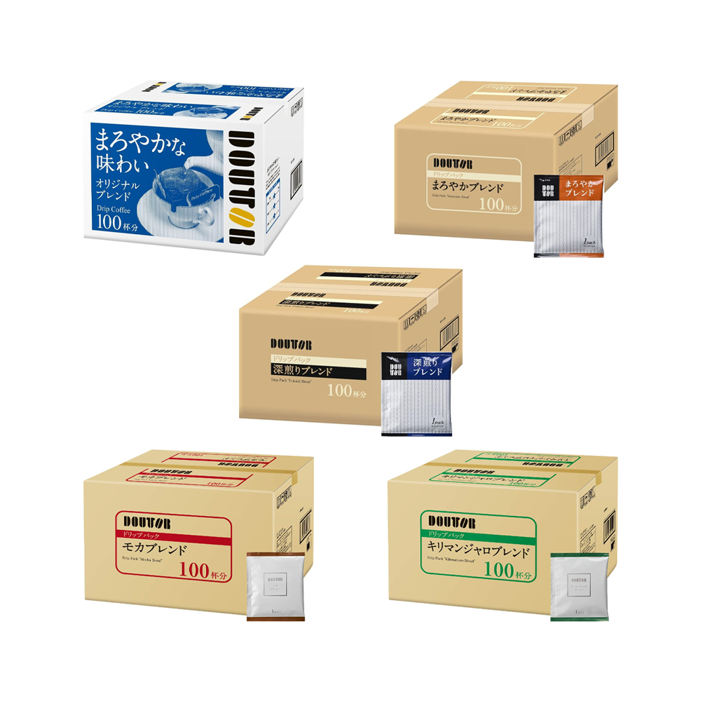 Doutor Drip Coffee Pack - Original / Mellow / Dark Roast / Mocha ...