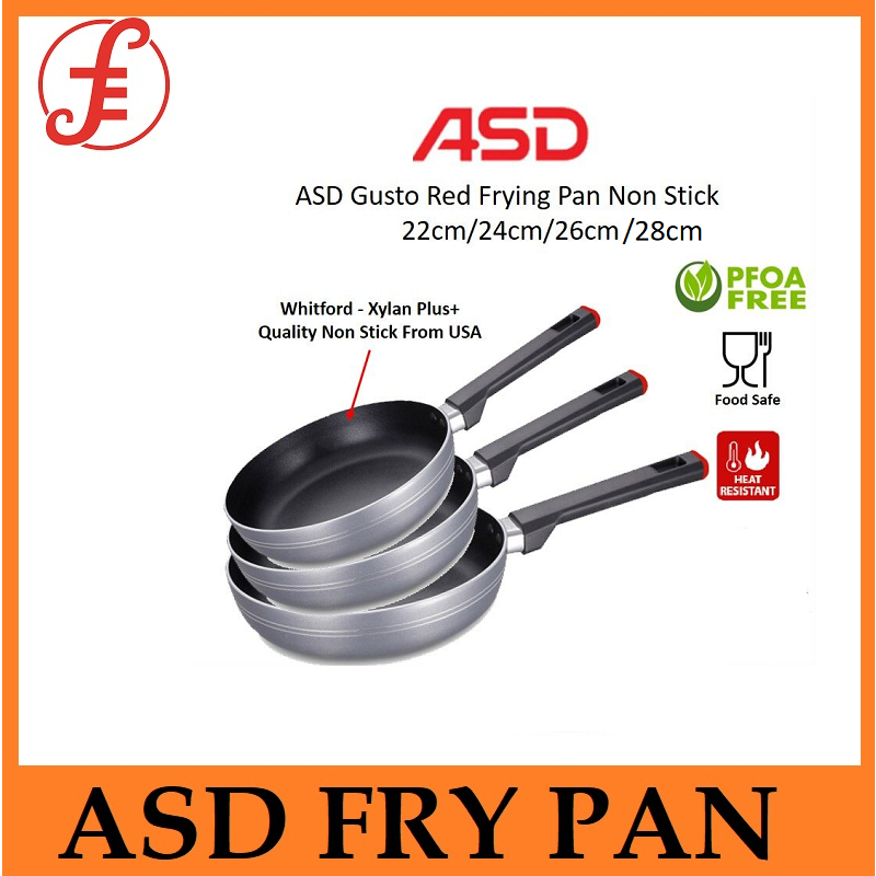ASD / Non-Stick Fry Pan 12cm /16cm /22cm / 24cm / 26cm / 28cm Frying ...