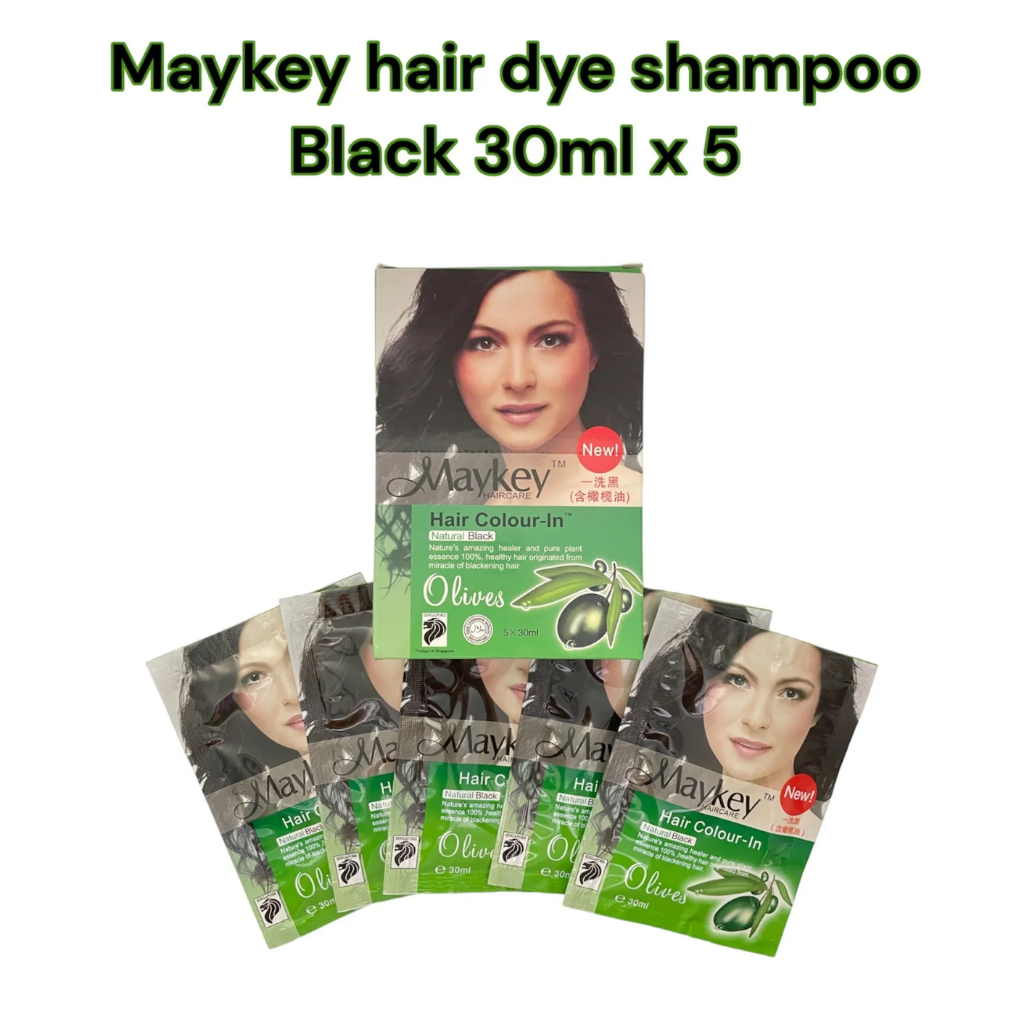 Maykey Hair Colour-In Shampoo 5x30ml | Shopee Singapore