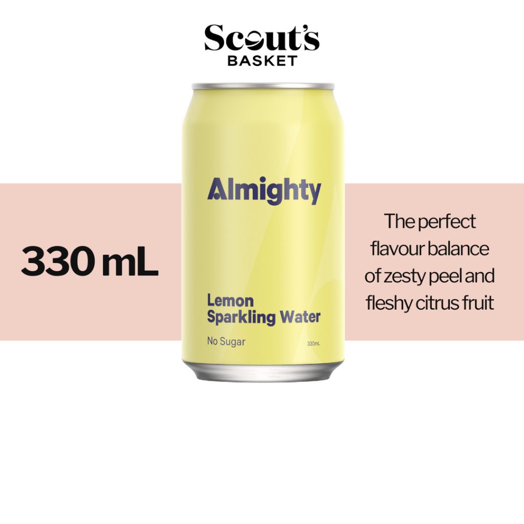 Almighty Lemon Sparkling Water (6 pack) | Shopee Singapore