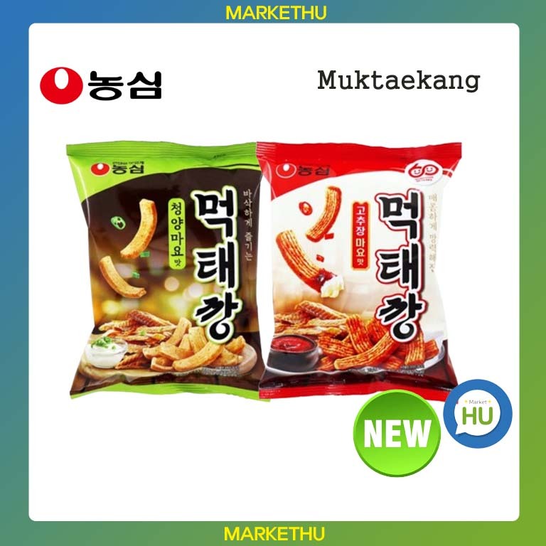 [NONGSHIM] Muktaekkang 60g 2 Flavors, Red Pepper Paste Mayonnaise ...