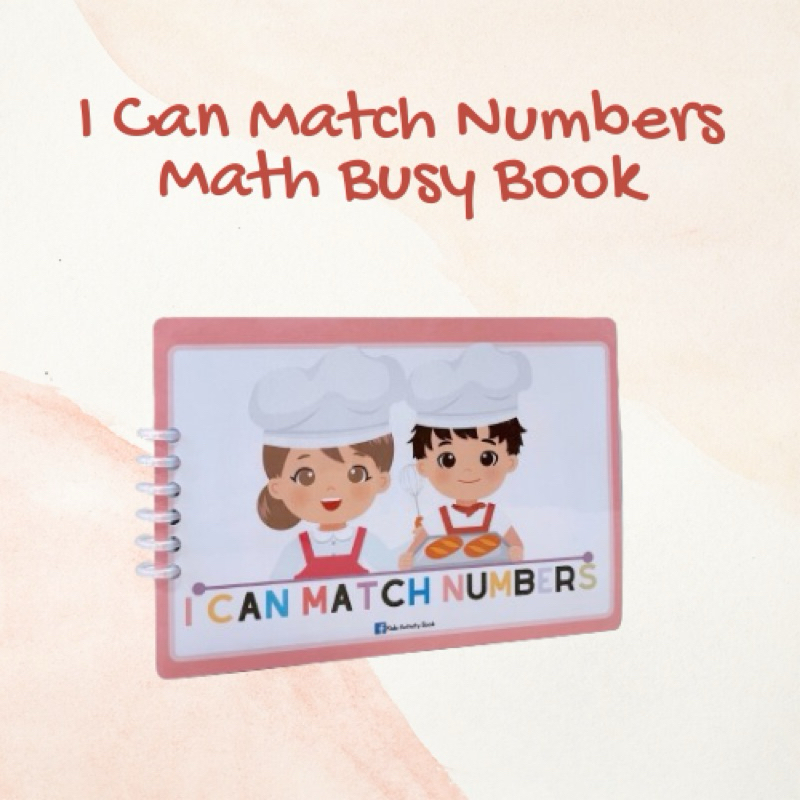 [SG SELLER] Math Sorter 'I Can Match Numbers' Busy Quiet Book Preschool ...