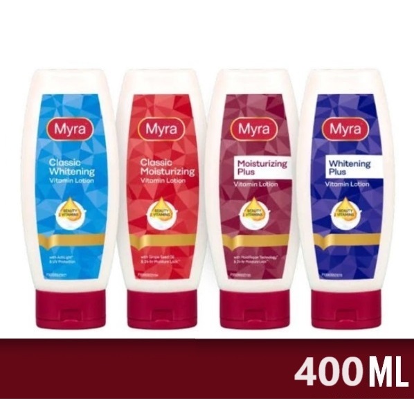 MYRA E Vitamin Lotion (Classic Moisturizing l Classic Whitening l ...