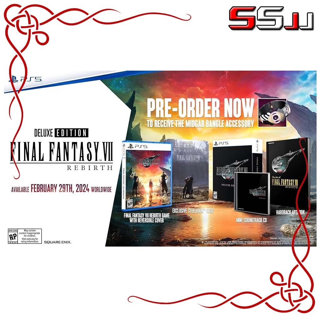 PS5 Final Fantasy VII Rebirth Deluxe Edition / FFVII Rebirth / R3 ...