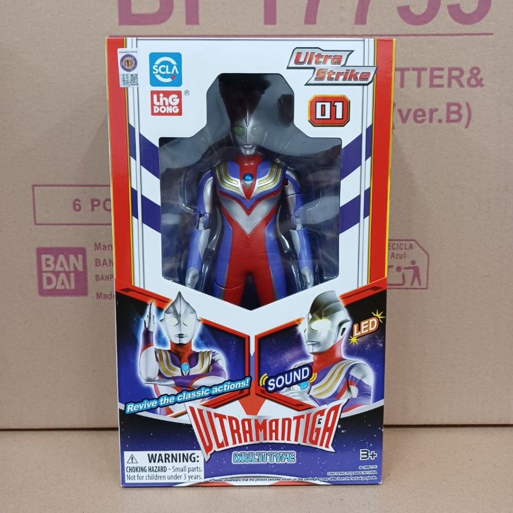 Ling Dong Ultra Strike - Ultraman Tiga (Multi Type) | Shopee Singapore