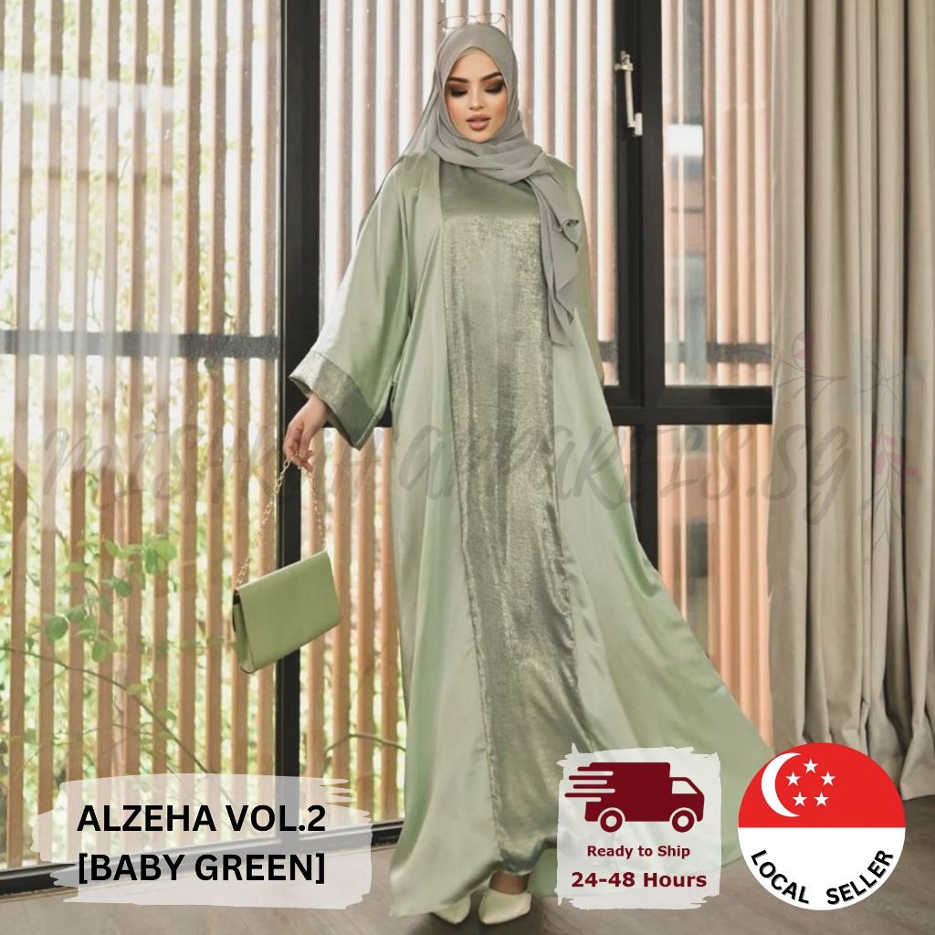 ★Mishkah Apparels★ ALZEHA Abaya - Silk Modest Muslimah Apparels Jubah ...