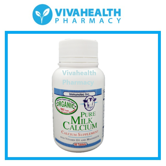 Organic Pure Milk Calcium Tablet 60s | Shopee Singapore