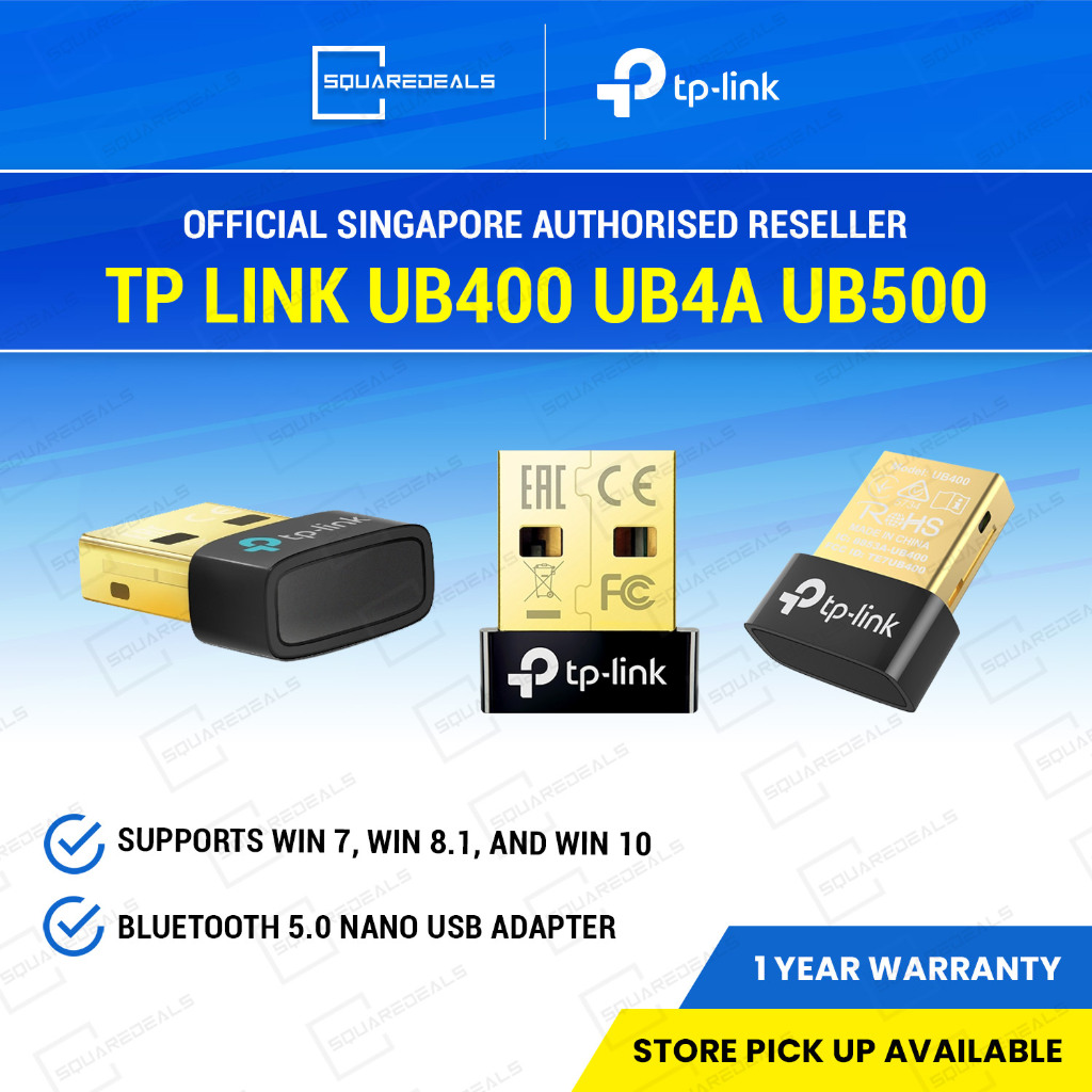 TP Link UB400 UB500 Bluetooth 5.0 Nano USB Adapter Faster Speeds TP Link tplink | Shopee Singapore