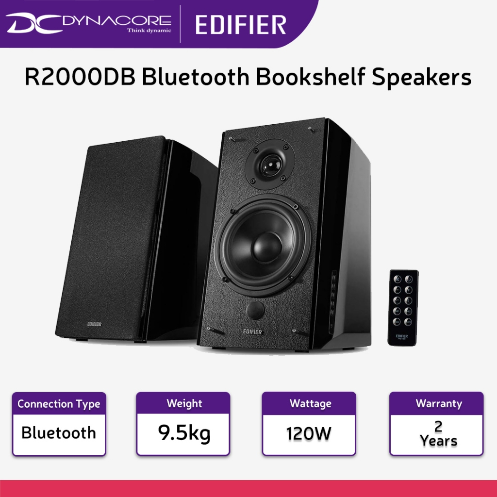 Edifier R2000DB Active Bluetooth Bookshelf Speakers - Optical Input - 2 ...