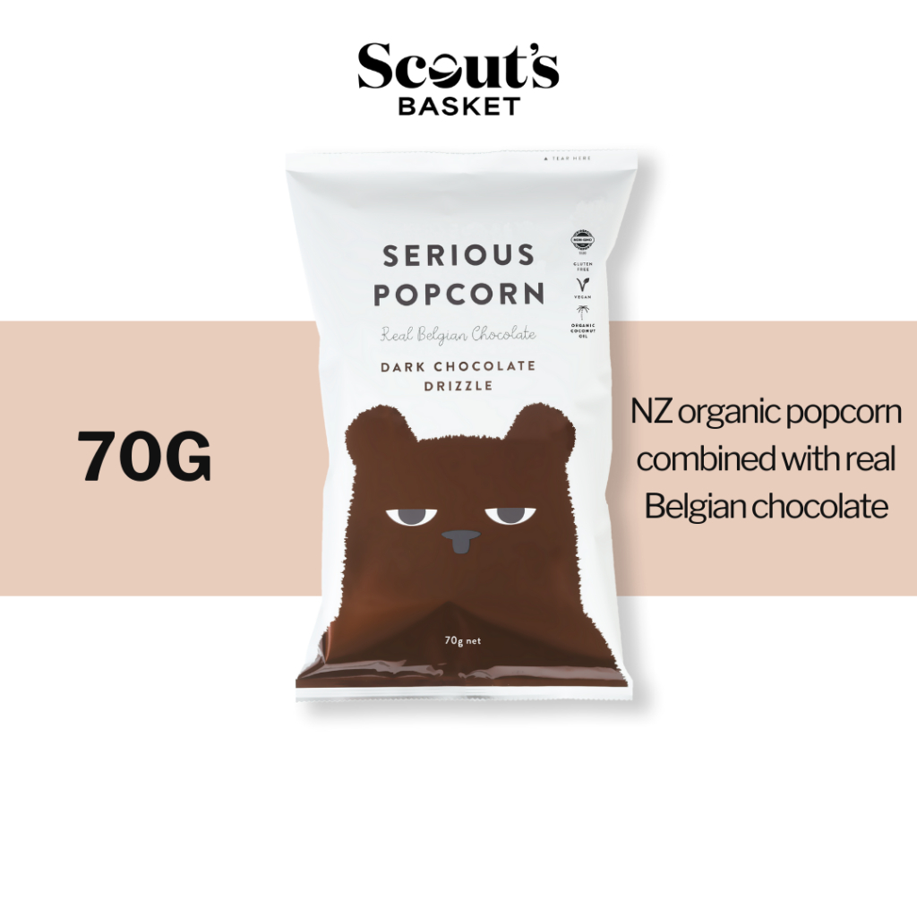 Serious Food Company Serious Popcorn - Dark Chocolate Drizzle | Shopee ...