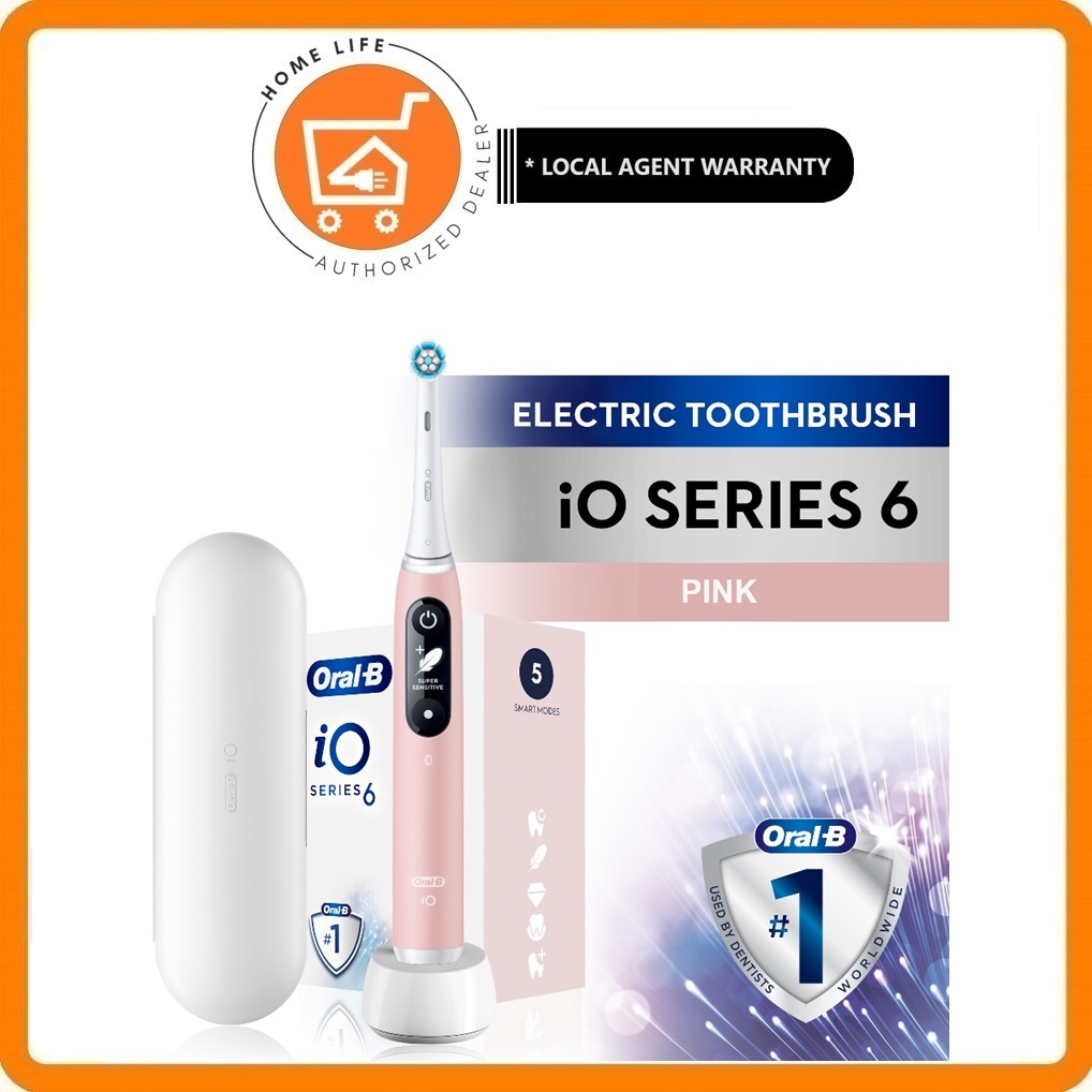 Oral-B iO Series 6 Electric Toothbrush with Micro Vibration Bluetooth A ...