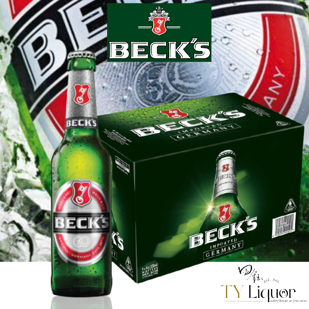 Beck's Beer, 24 Bottles x 330ml (BBD: September 2024) | Shopee Singapore