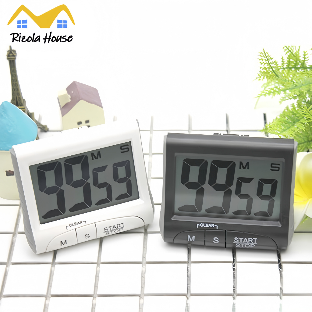 【SG】Digital Timer Digital Kitchen Big Digit Timer Count-Up Down Clock ...