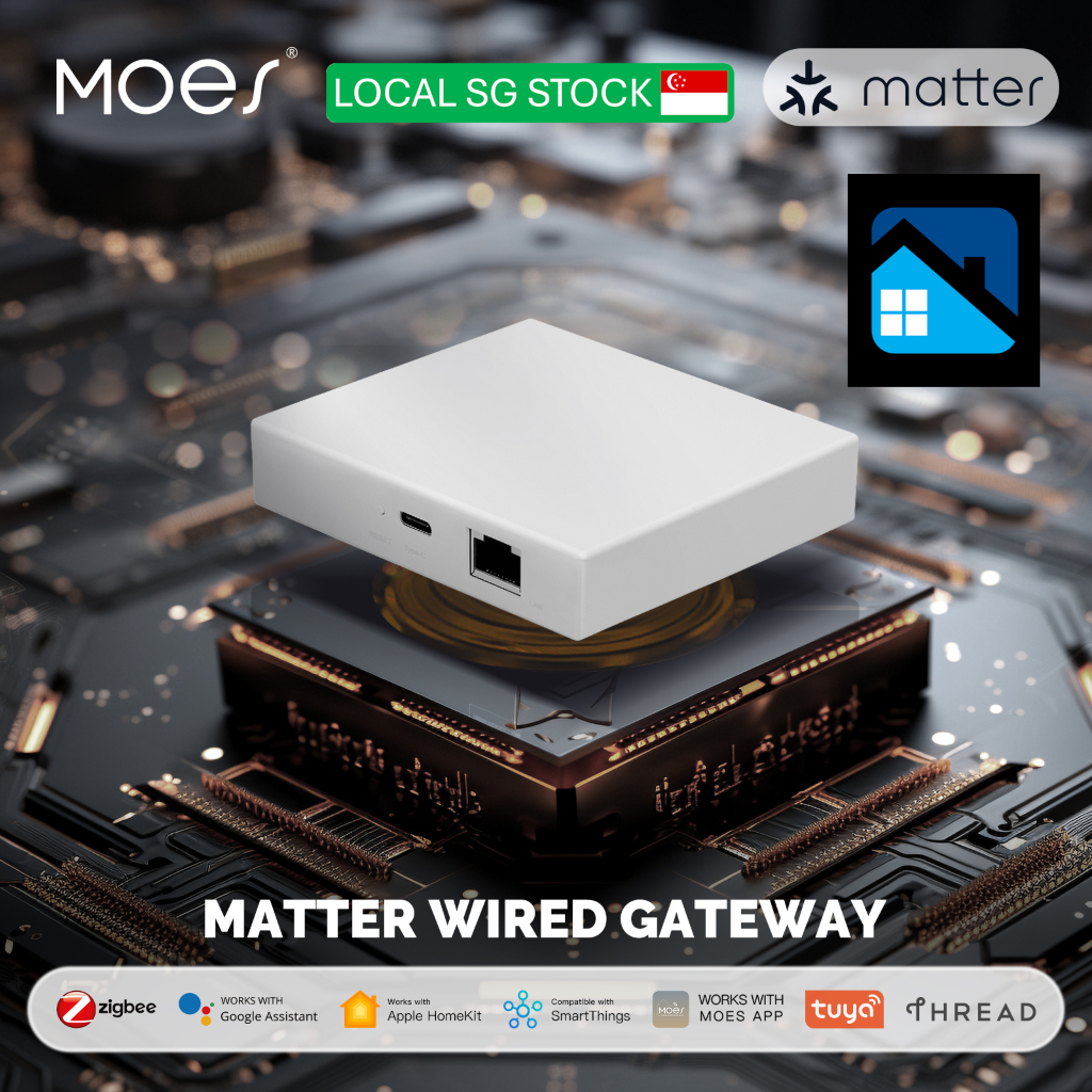 MOES Smart Home Gateway, Tuya Zigbee Matter Thread (MZHUB) | Shopee ...