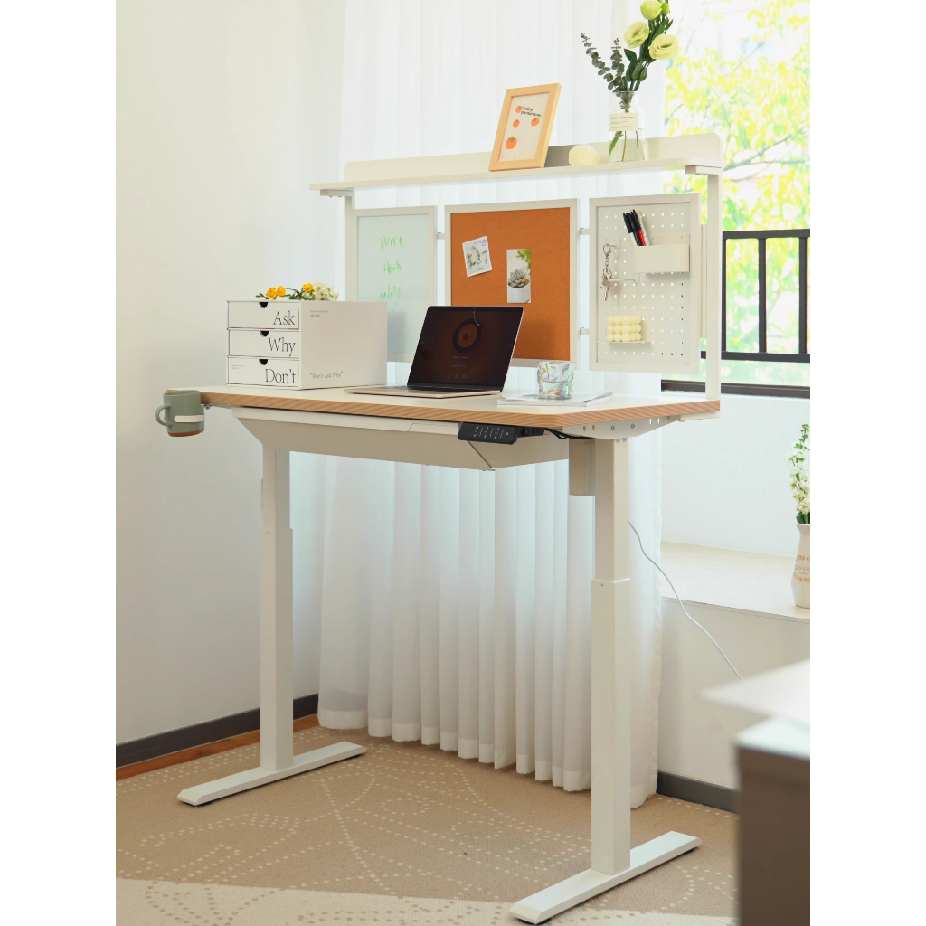 KOWO Memory Electric Height Adjustable Desk, Simple Small Apartment ...