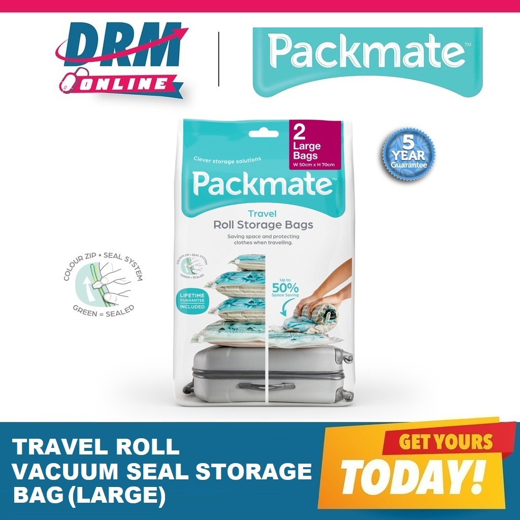 Official Distributor | Pack Mate TRAVEL ROLL Space Saver Vacuum Seal ...