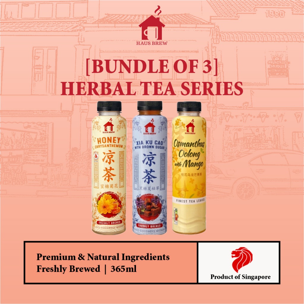 [Haus Brew Bundle of 3] - Herbal Tea Series (Chilled) | Shopee Singapore