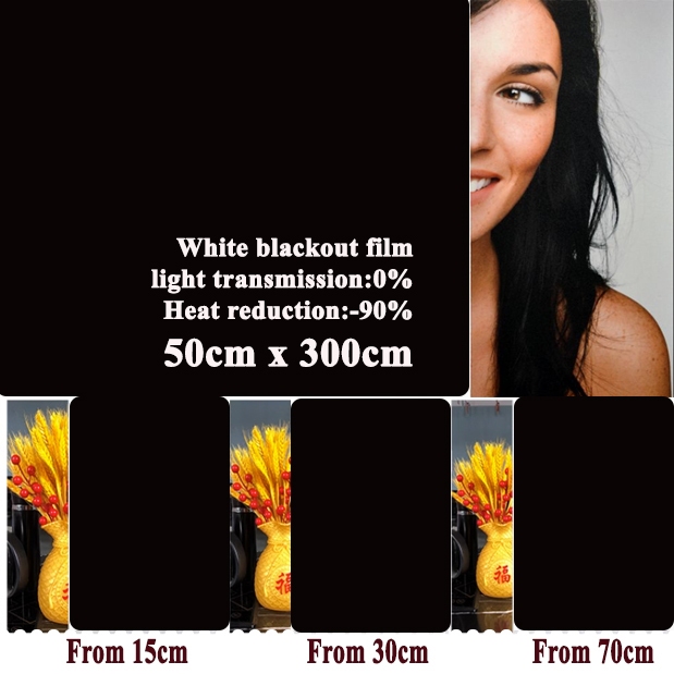 60(90)cm X 100cm Waterproof Frosted Privacy Bathroom Window Glass Film Stickers PVC Self ...