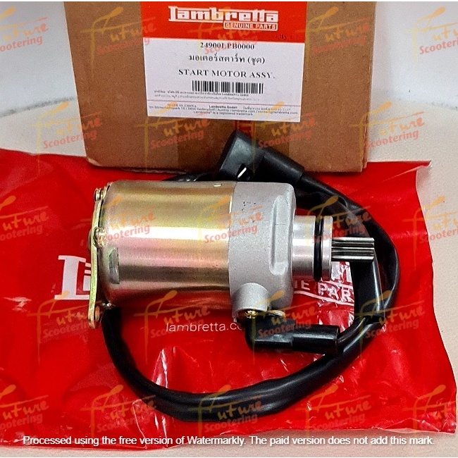 Lambretta V200 Starter Motor (Genuine Lambretta Spare Part) | Shopee ...