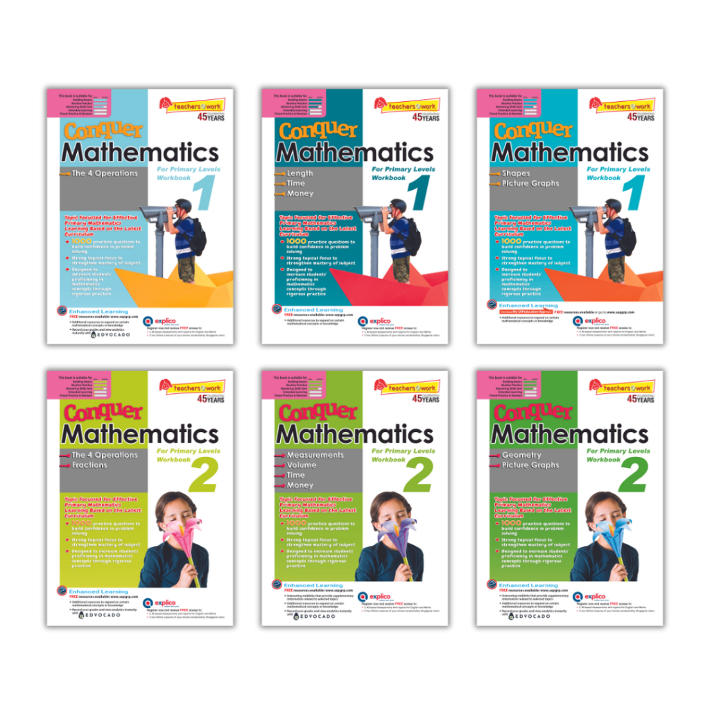 Conquer Mathematics Series For Primary Levels 1 -2 | Topical | Primary ...