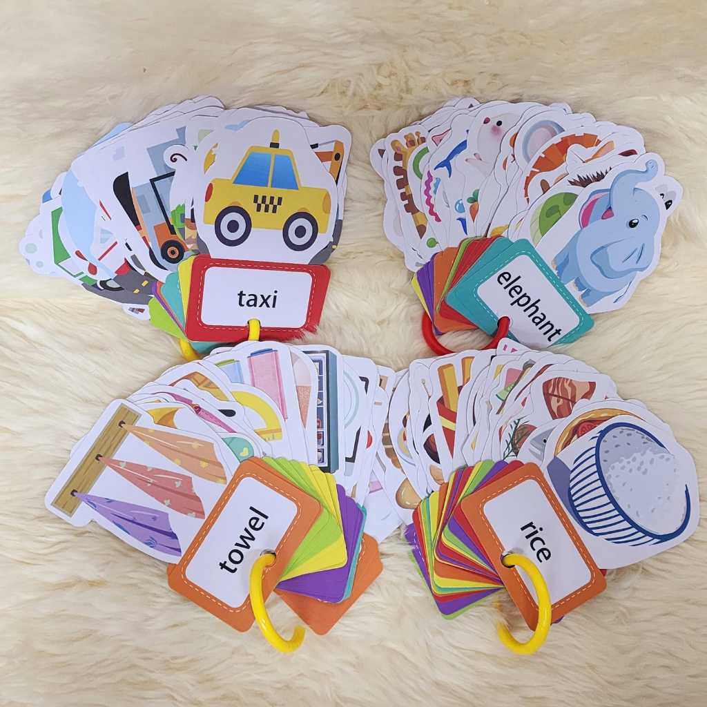 【Ready Stock】Bilingual English Chinese with Pinyin Flash card Sight ...