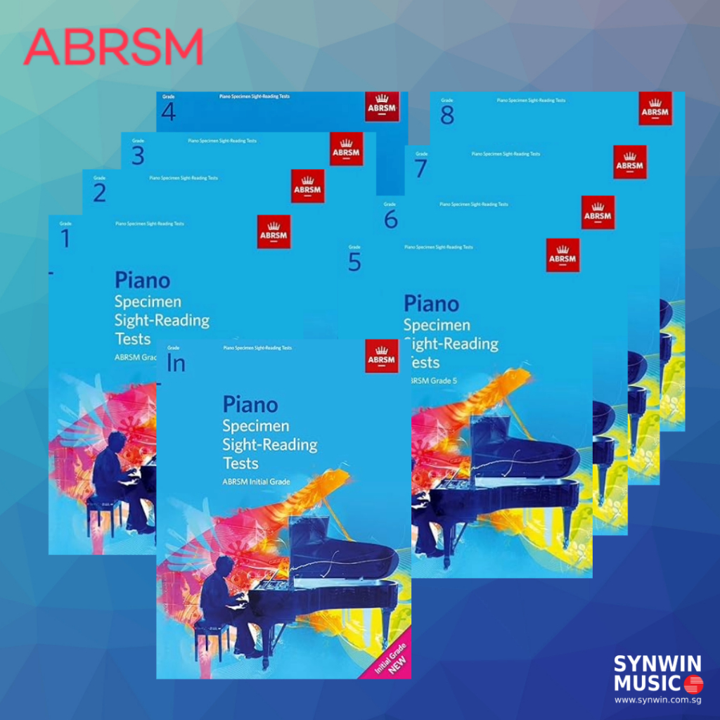 ABRSM Piano Specimen Sight-Reading Test (from 2009) Grade 1, 2, 3, 4, 5 ...