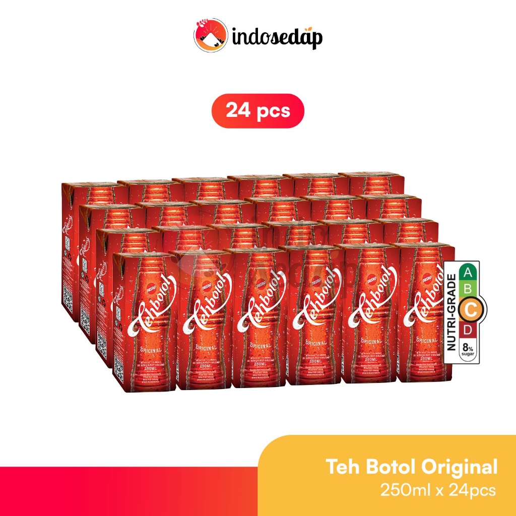 Sosro Tehbotol Original / Less Sweet (24 x 250ml Carton) | Shopee Singapore