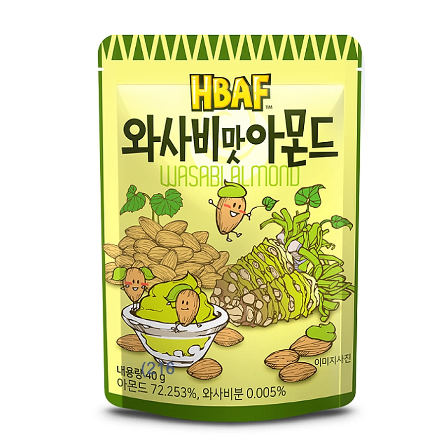HBAF Wasabi Almond 40g | Shopee Singapore