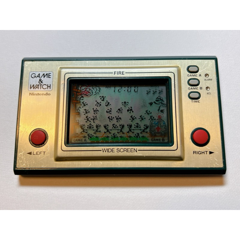 NINTENDO GAME AND & and WATCH Fire Wide Screen 1981 Direct From Japan ...