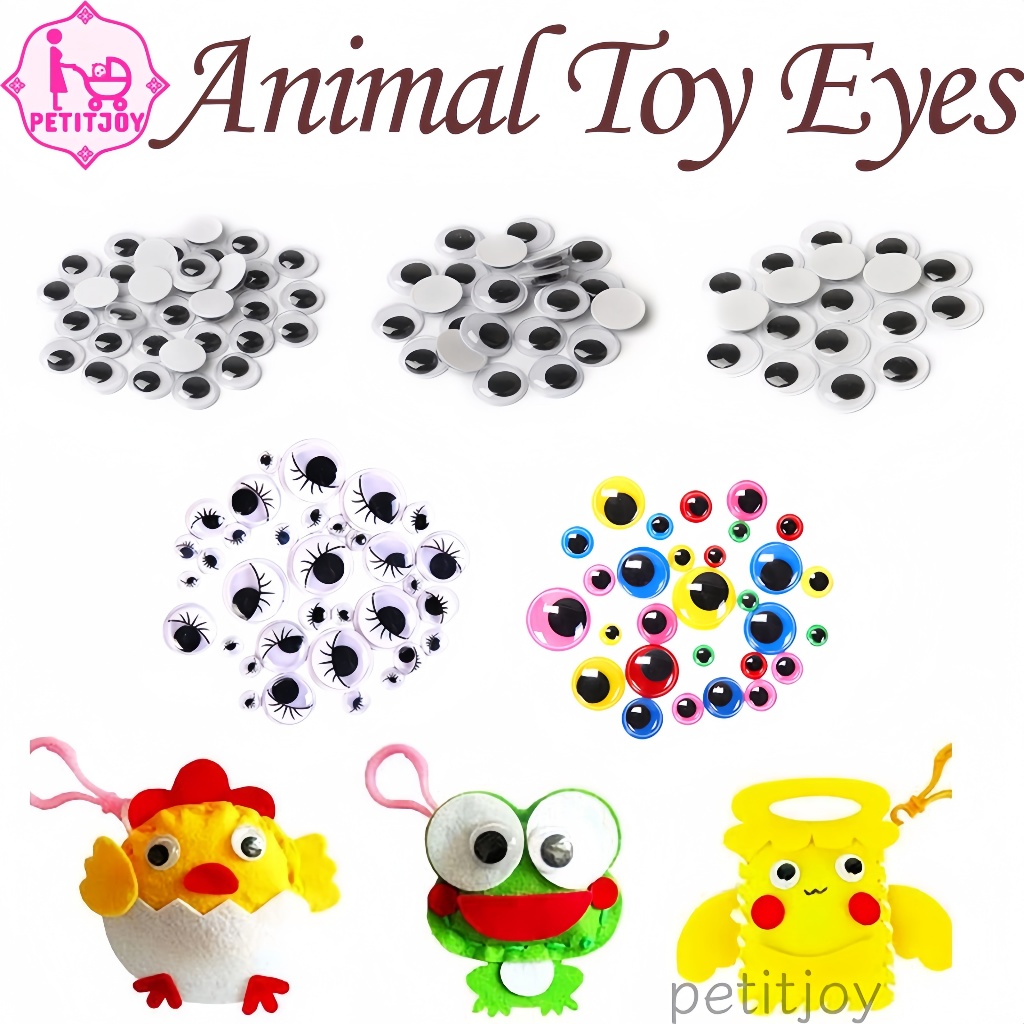 100pcs Self-adhesive Animal Moving Doll Eyes For Toys Dolls Googly Eyes ...