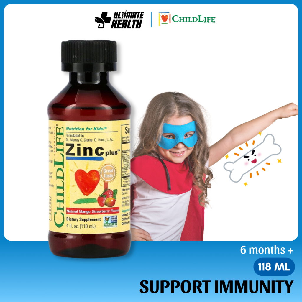 ChildLife, Essentials, Zinc Plus For Health & Immunity, Dietary ...