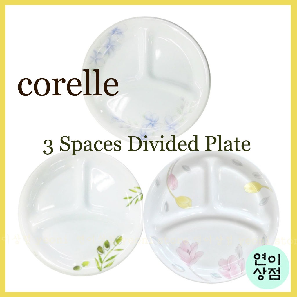 corelle 3 space divided three sectioned plate winnie the pooh snoopy ...